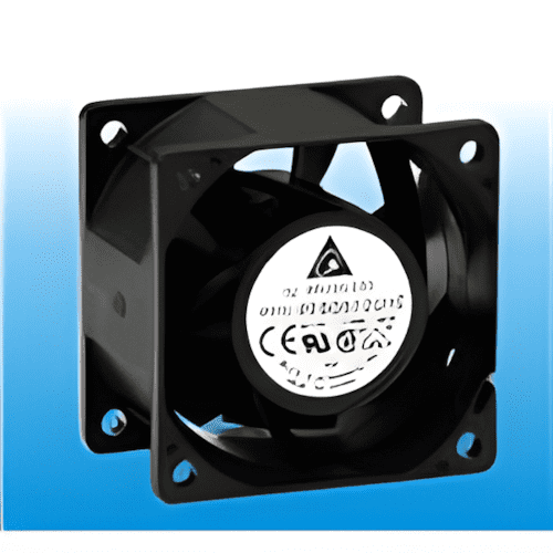 DELTA PFB0612SHE-R00, DC Fans 60x60x38mm 12V DC 5.76W, 43.6CFM 50.5dB ...