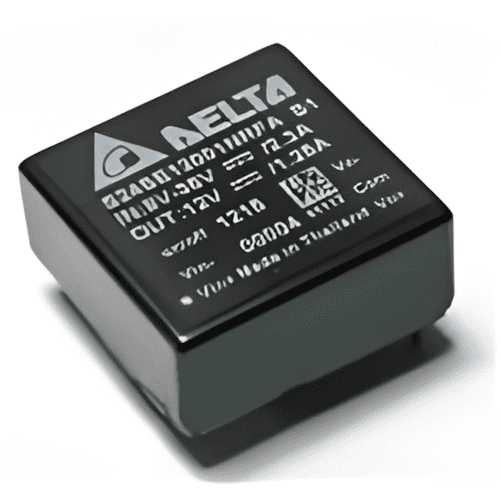 DELTA S24DE150R3PDFA, Isolated DC/DC Converter, Dual Output: 15V 330mA ...
