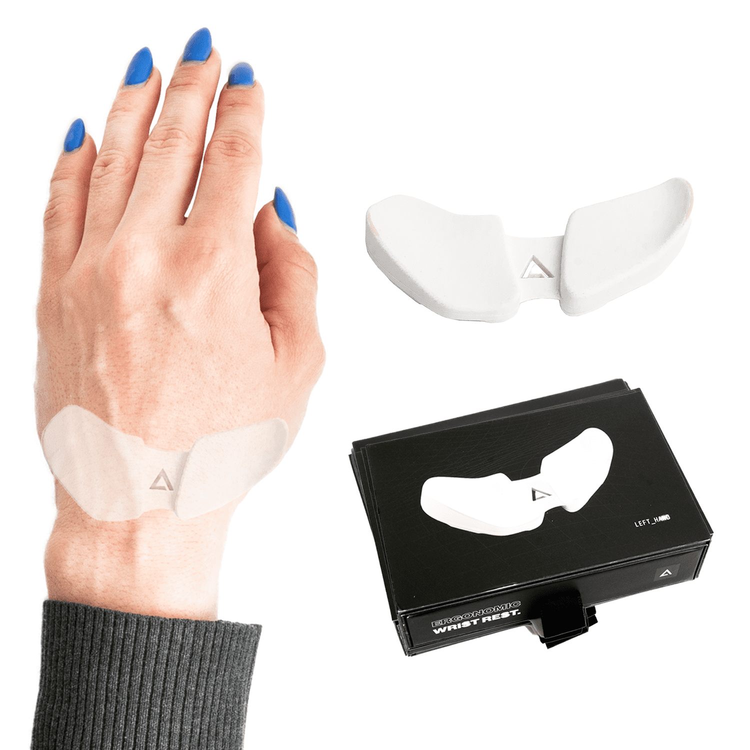 DELTAHUB Carpio 2.0 - Left-Handed Truly Ergonomic Wrist Rest for Mouse ...