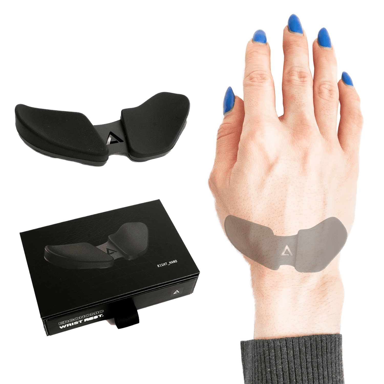 DELTAHUB Carpio 2.0 - Right-Handed Truly Ergonomic Wrist Rest for Mouse ...