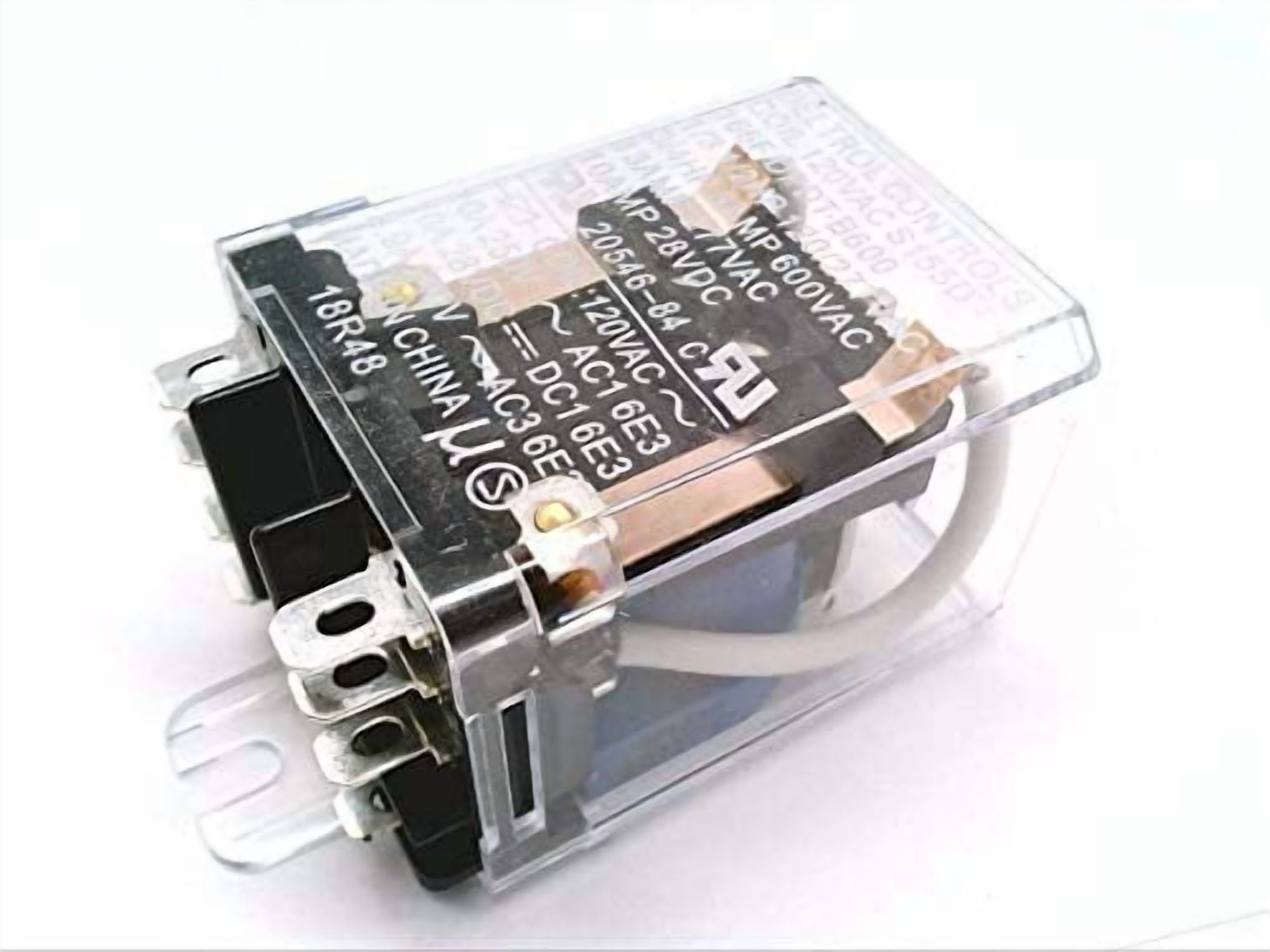 DELTROL CORP 20546-84 10 AMPS, 120 VAC, 8-PIN, DPDT, 9-Blade, Relay ...