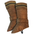 DELUXE SANTA BOOT TOPS-BROWN - Walmart.com