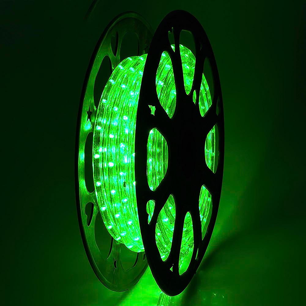 DELight 50Ft Green LED Rope Light, Waterproof, Flexible for Outside ...