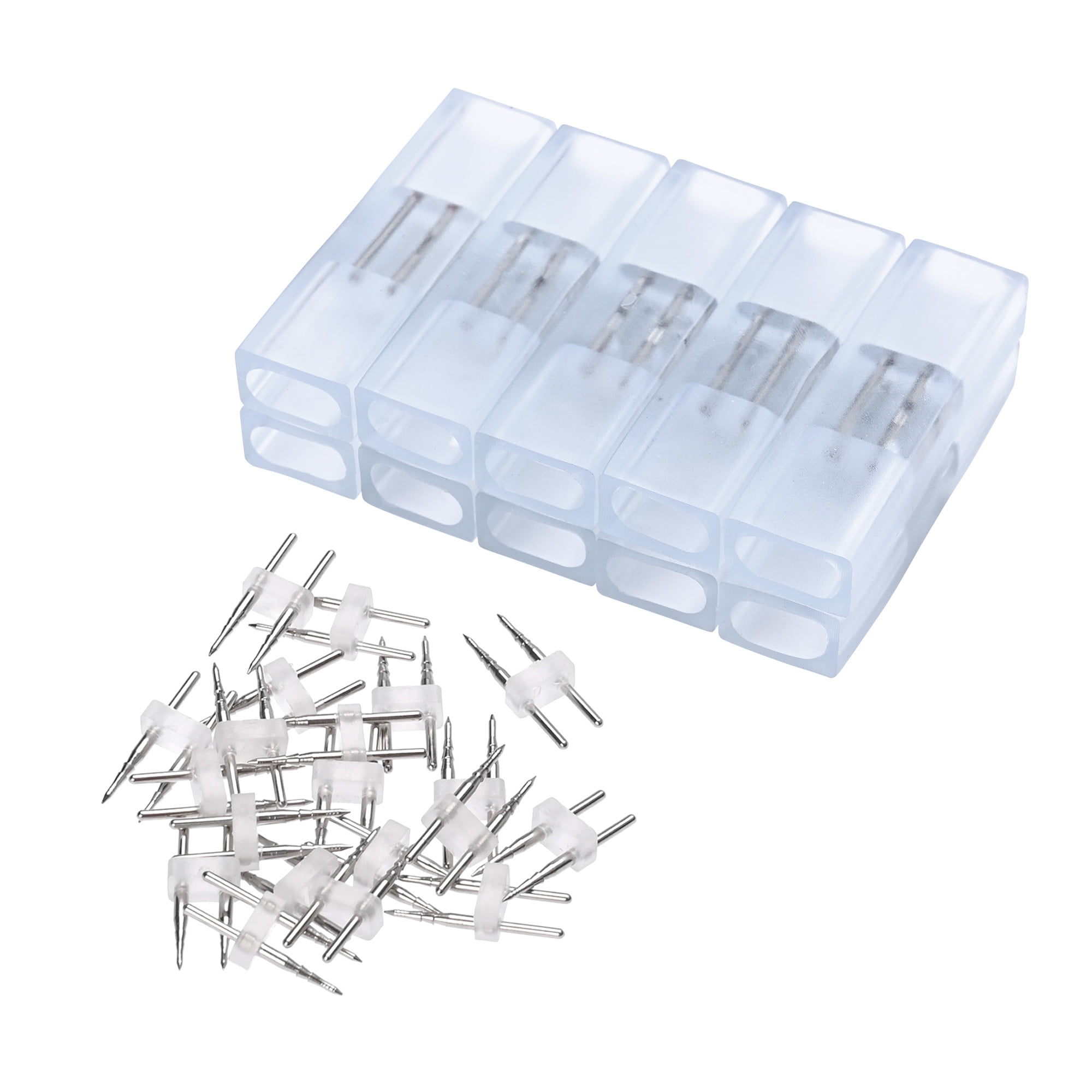 DELight DEL-P01 10Pcs 2 Pin Connectors Accessories Compatible with Neon ...