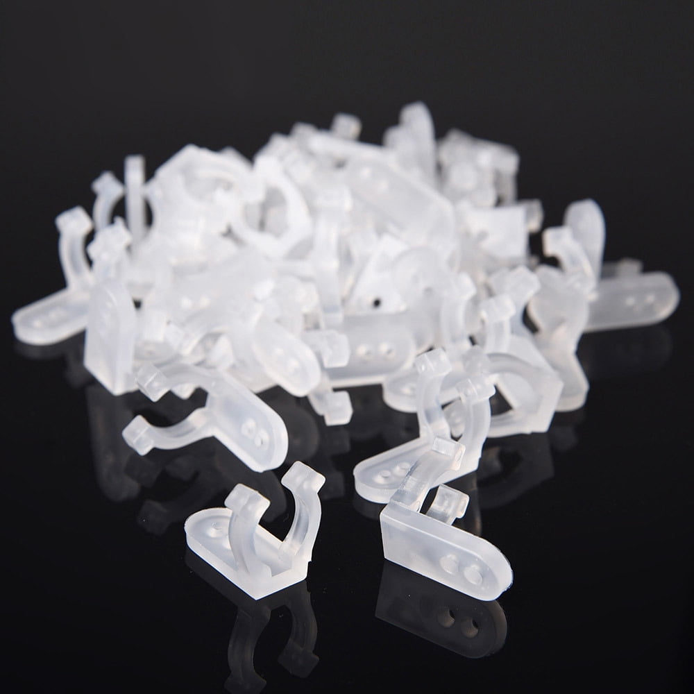 DELightÂ® Rope Light Mounting Kit - 50 - Easy Installation - Walmart.com