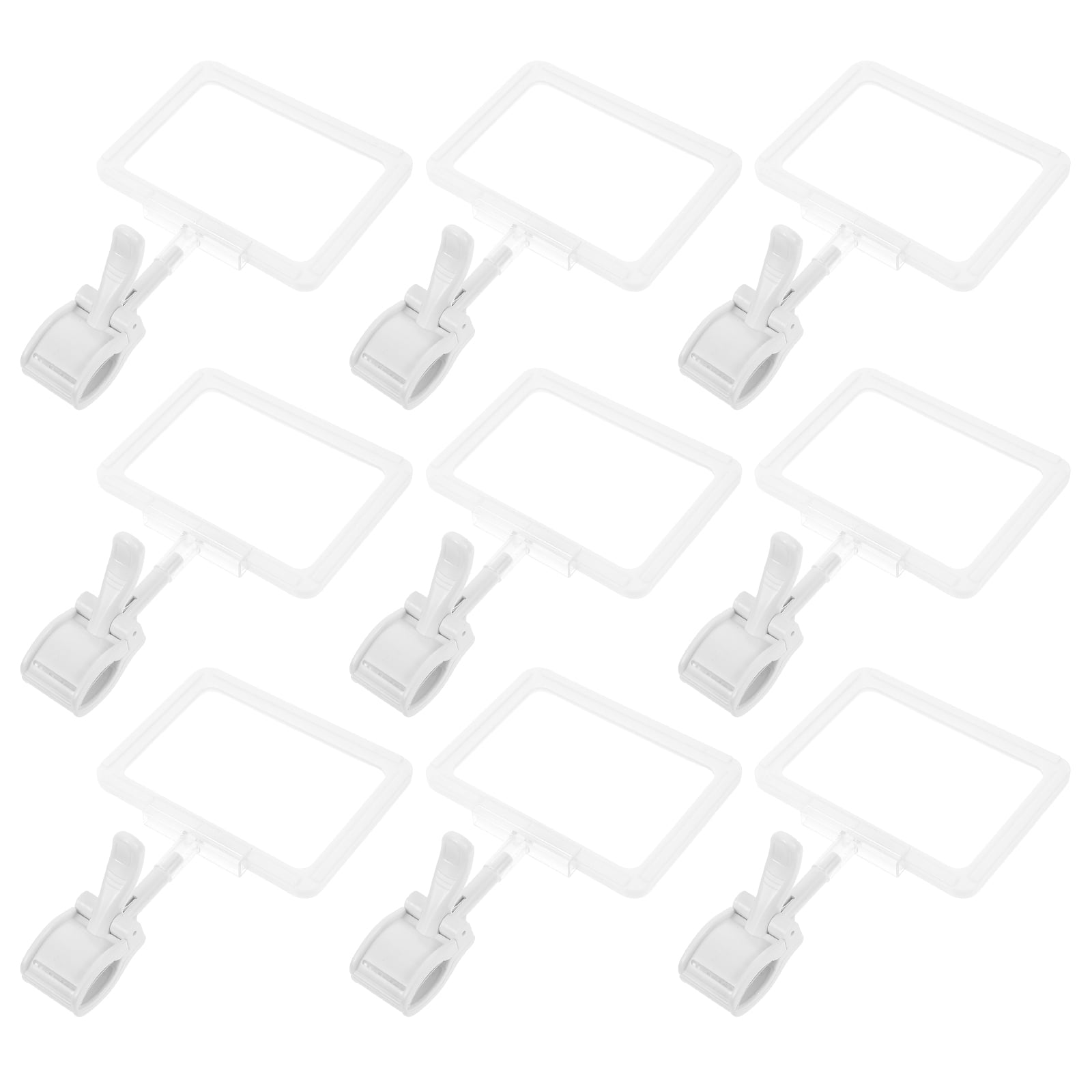 DEMACRIO 15 Set Rotating Clip Visibility Sign Holder Clamp for Retail ...