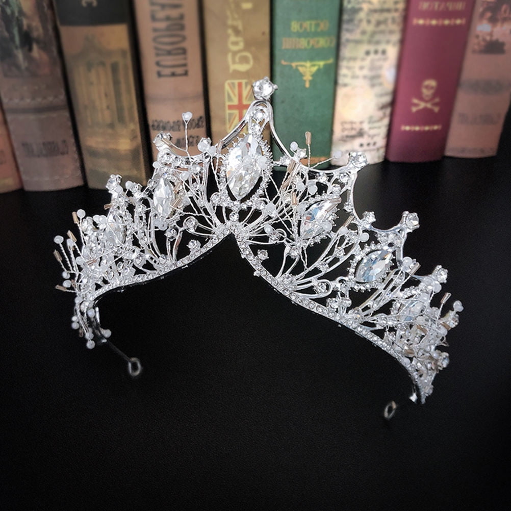 DEMACRIO 1Pack Bridal Headpiece For Women Wedding With Silver Circular ...