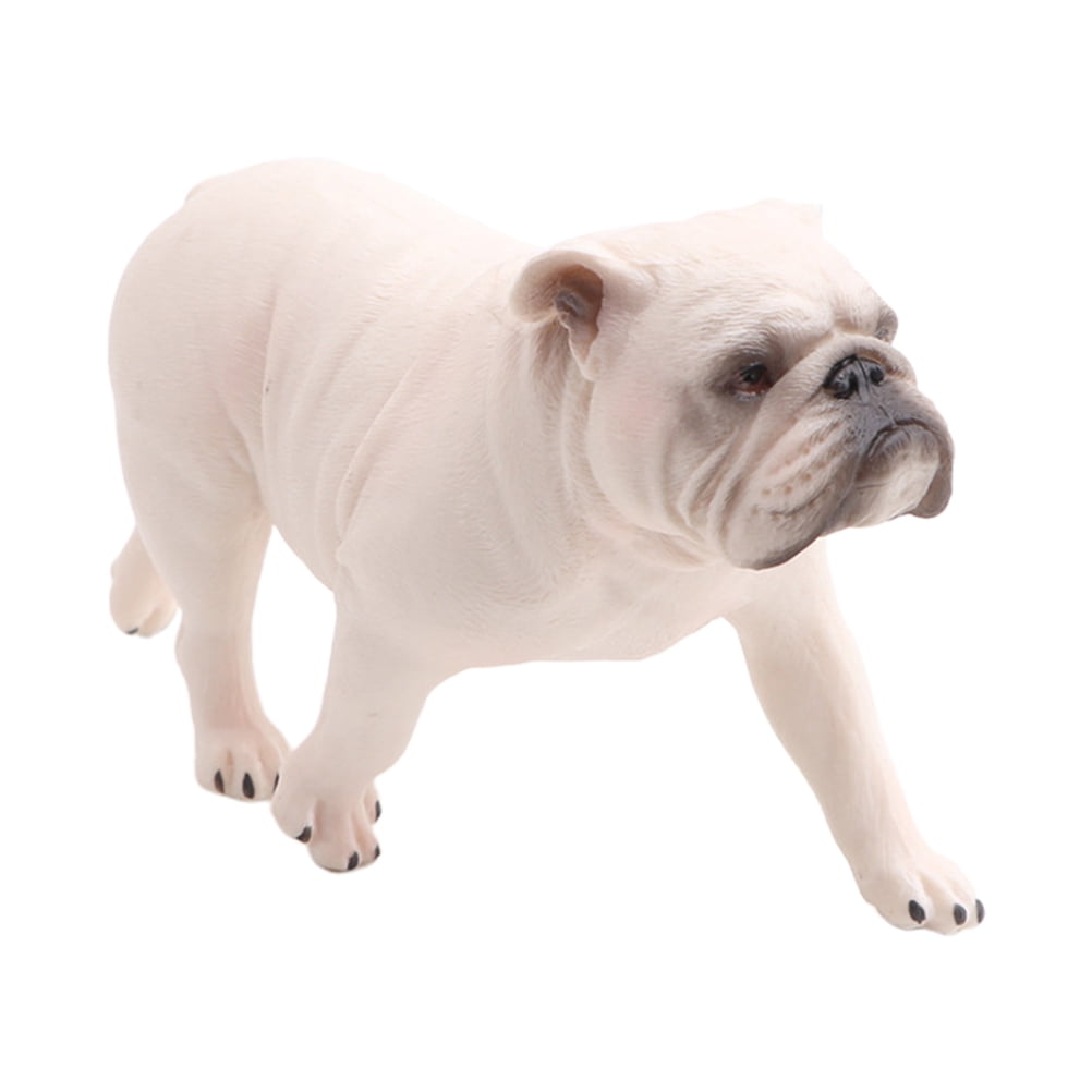 DEMACRIO 1Pack Walking Bulldog Figure Realistic Style for Office ...