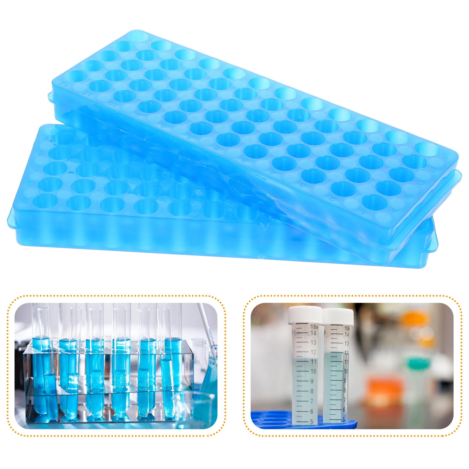 DEMACRIO 2Pcs Storage Rack for Test Tubes and Tubes in Labs - Walmart.com