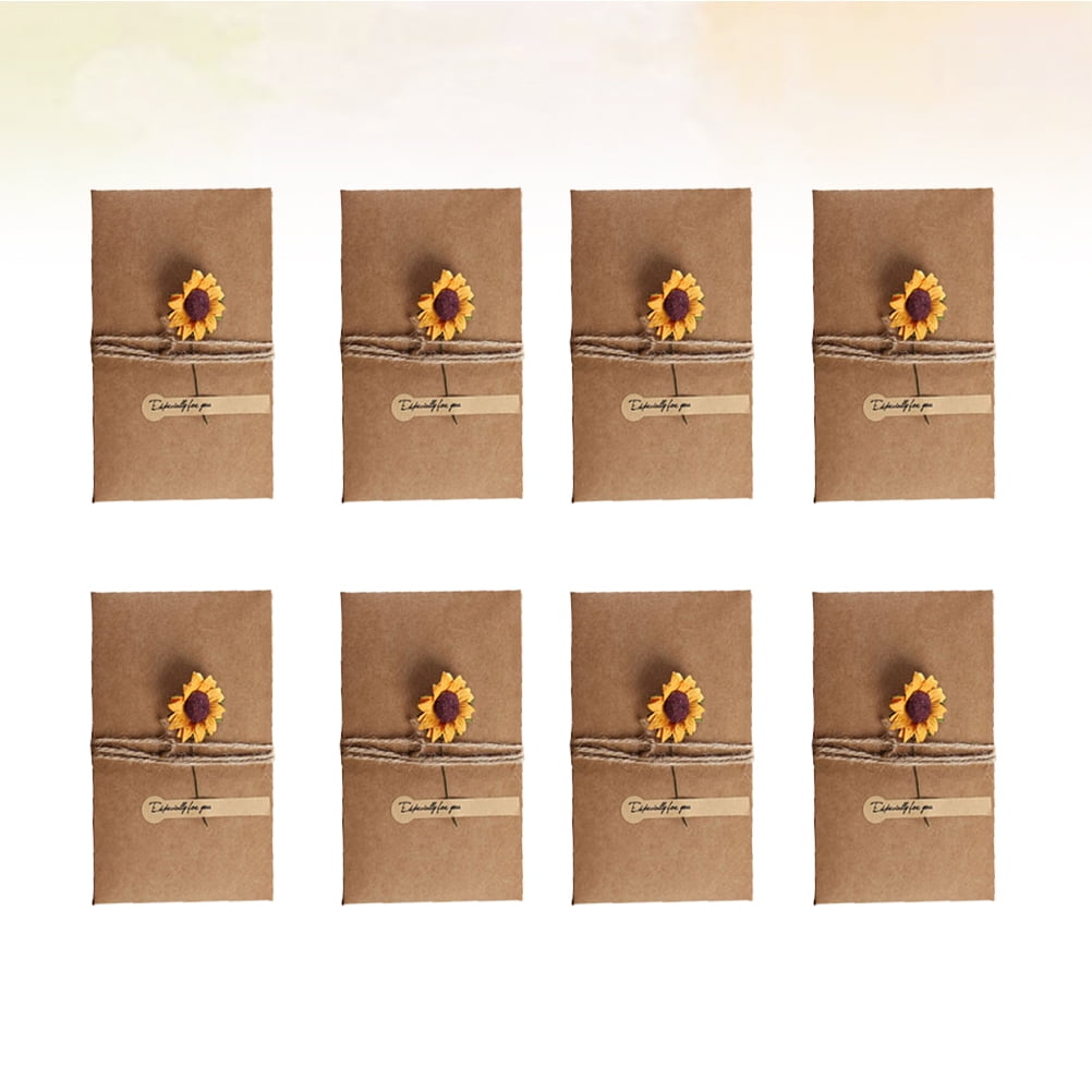 DEMACRIO Sunflower Greeting Cards for Many Occasions Made of Kraft ...