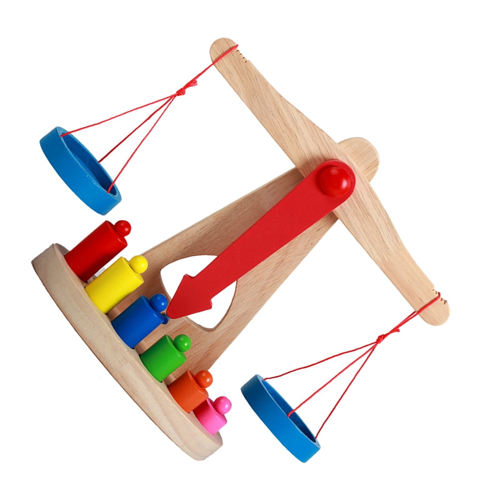 DEMACRIO Toy For Kid Toddler Wooden Balance Set Numerical Calculation ...