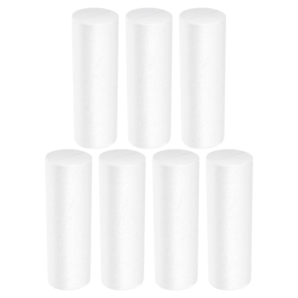 DEMACRIO White Foam Cylinders for DIY Craft Projects and Unique Decor 7 ...