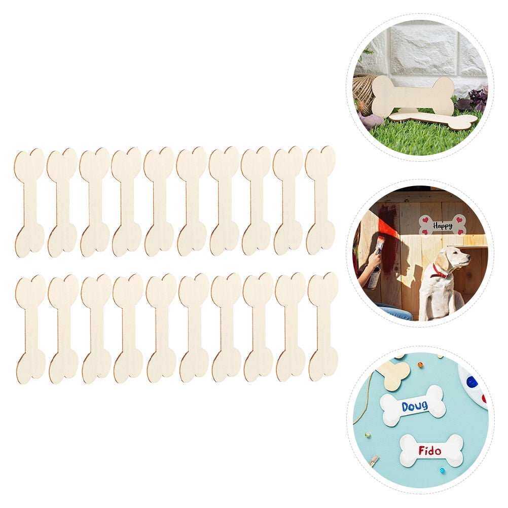 DEMACRIO Wood Dog Cutouts 20Pcs Diy Craft For Families And Friends ...