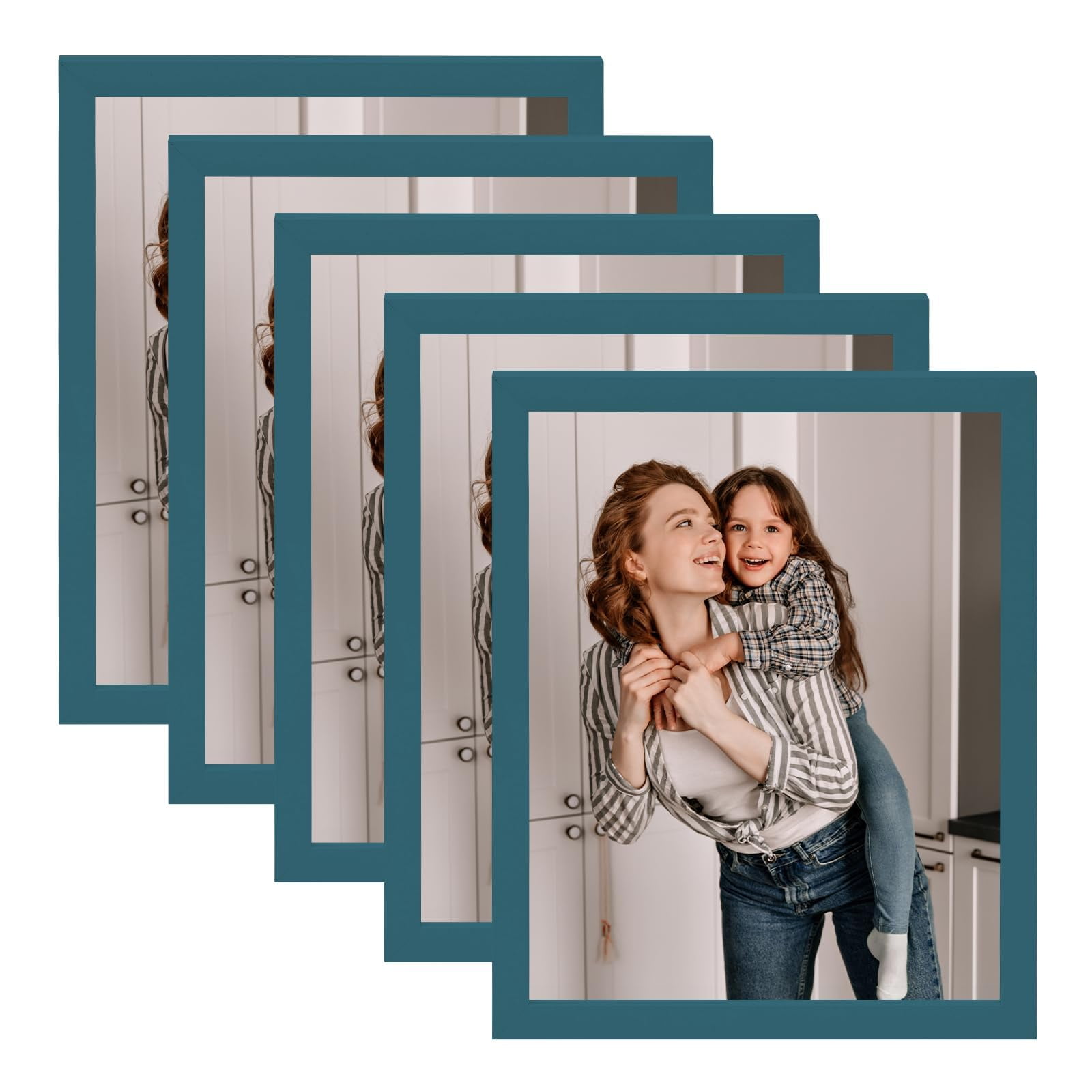 DEMAIKE 8x10 Glossy PVC Picture Frames for Table Top and Wall Mounting ...