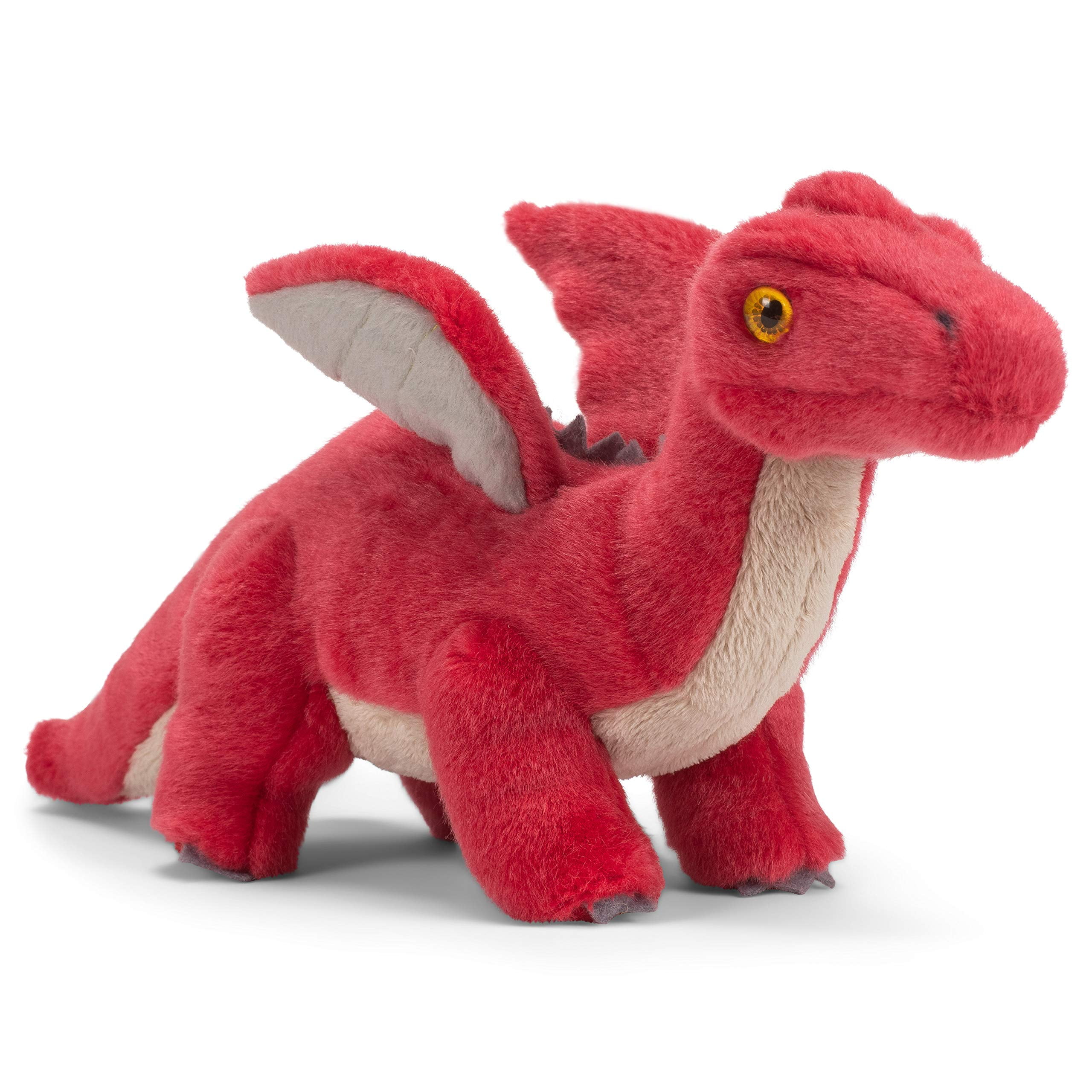 DEMDACO Dragon Mythical Creature Fire Red 12 inch Children's Soft Plush ...