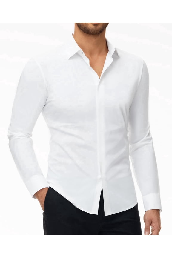 Explore White Men's Dress Shirts for Business and Casual Wear
