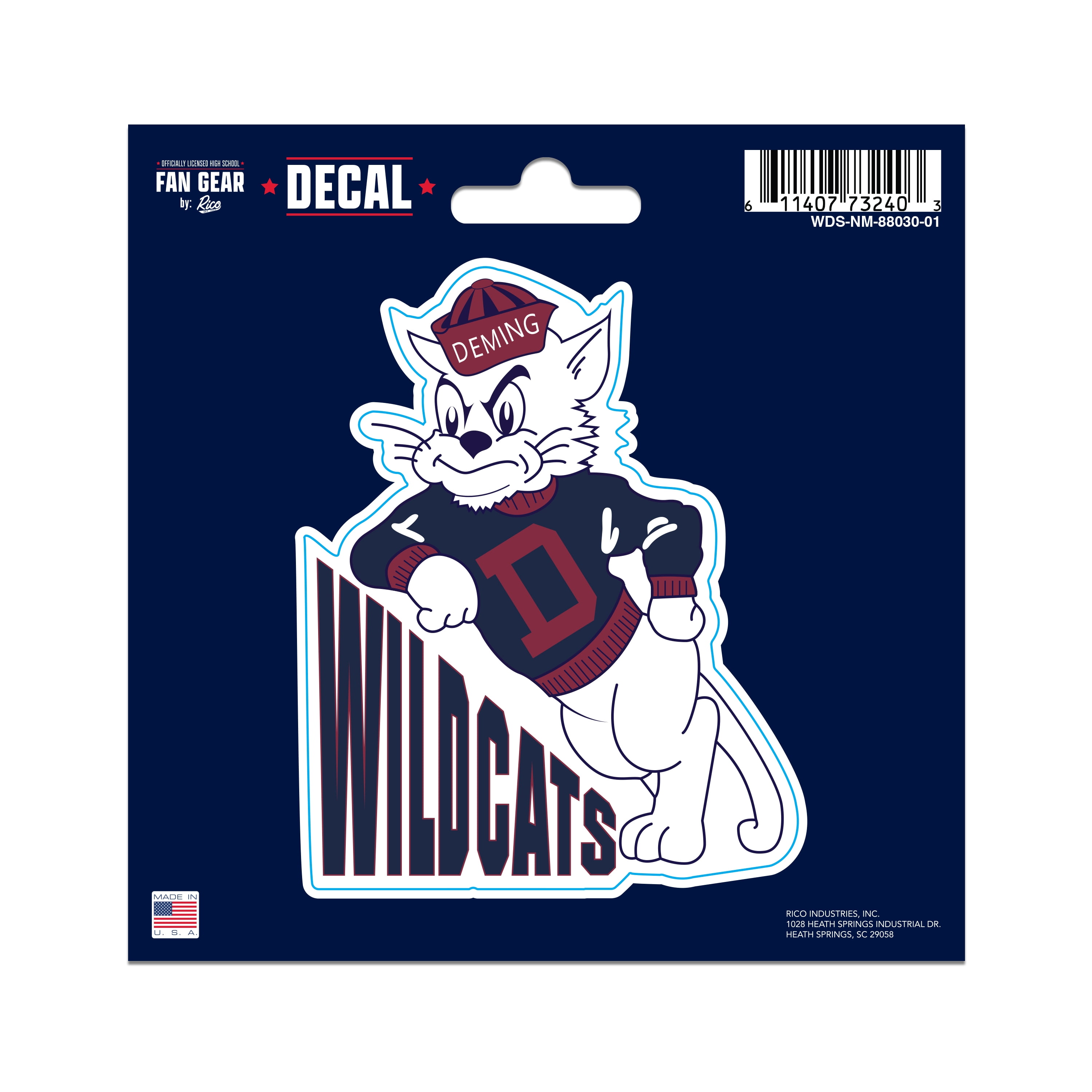 DEMING HIGH SCHOOL 5" DECAL - Walmart.com