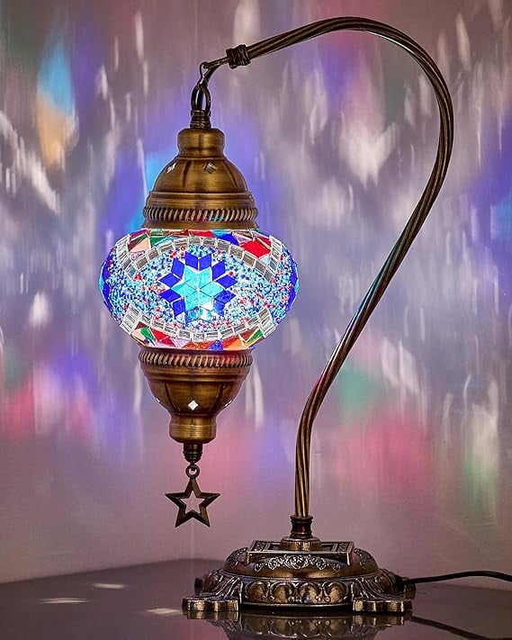 DEMMEX Authentic Turkish Lamp, Made in Turkey, Turkish Moroccan Mosaic ...