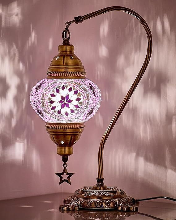 DEMMEX Authentic Turkish Lamp, Made in Turkey, Turkish Moroccan Mosaic ...