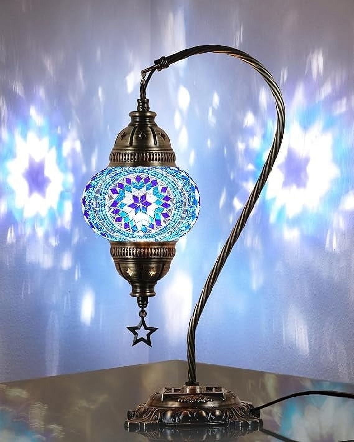DEMMEX Authentic Turkish Lamp, Made in Turkey, Turkish Moroccan Mosaic ...