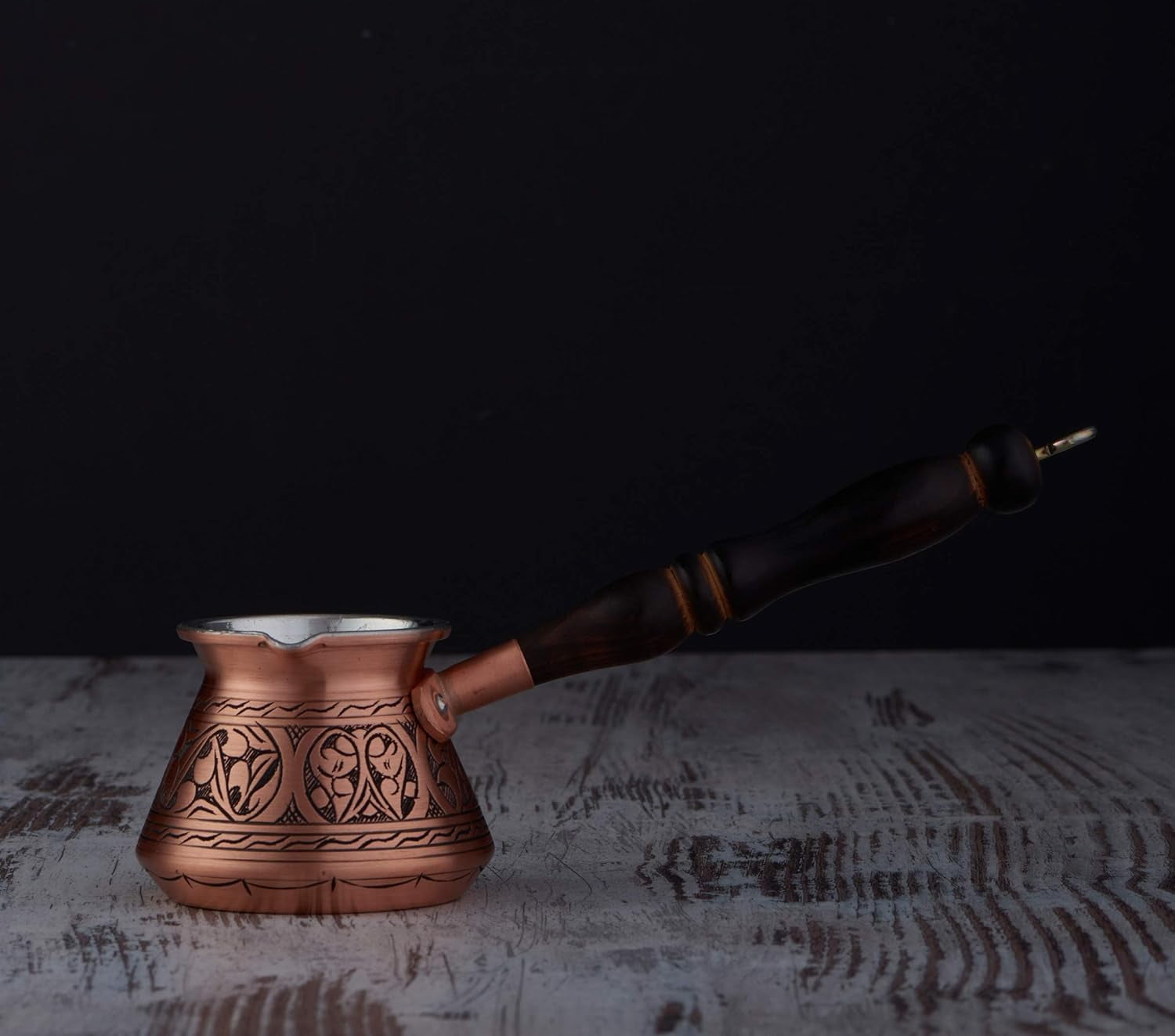 DEMMEX Thickest Copper Turkish Greek Arabic Coffee Pot, Stovetop Coffee ...