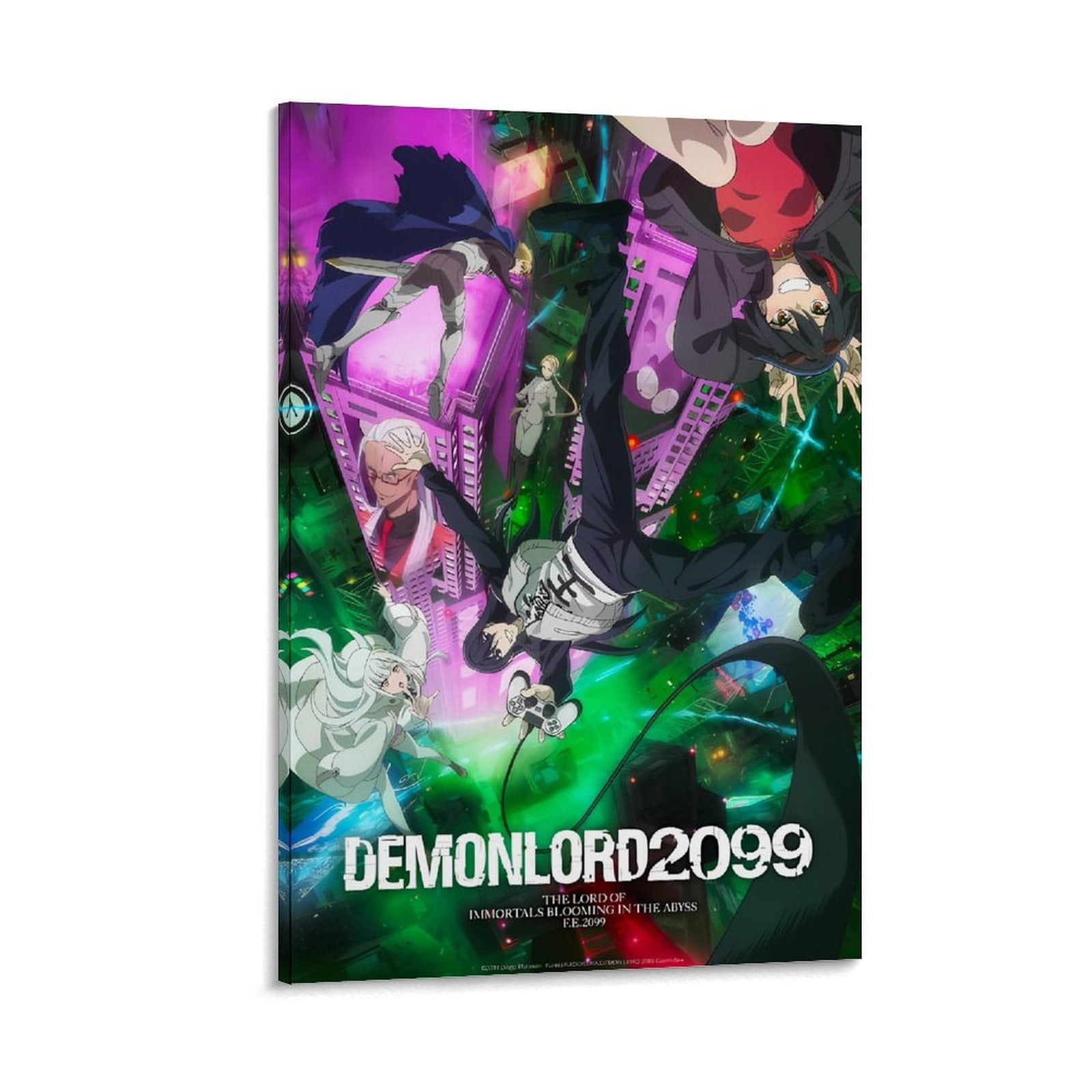 DEMON LORD 2099 Anime Poster Canvas Wall Art Living Room Posters for ...