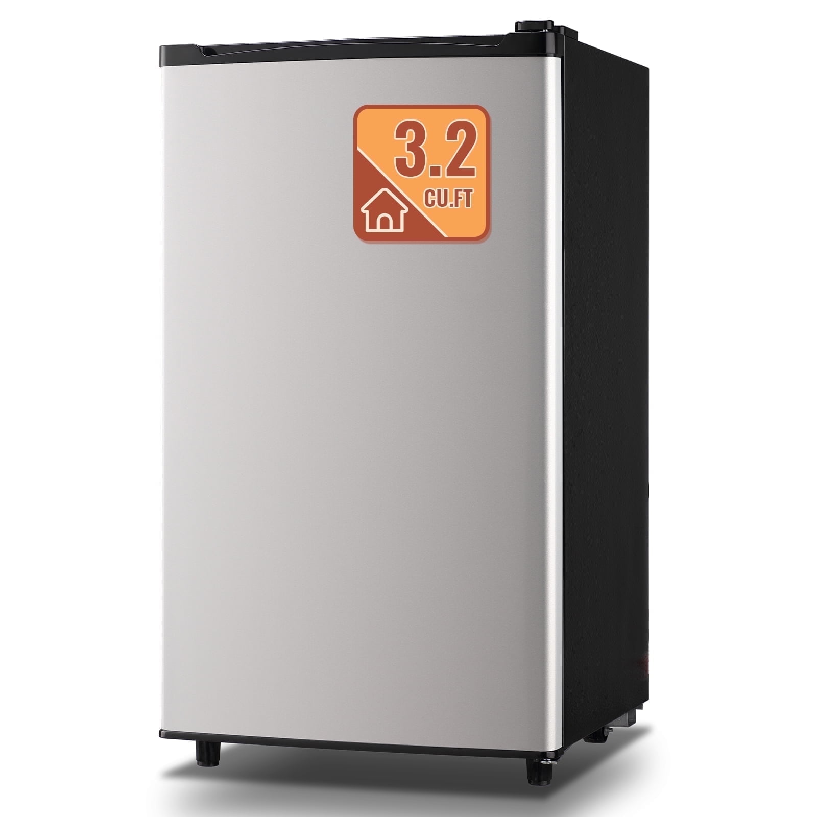 DEMULLER 3.2 Cu.ft Mini Refrigerator Mini Fridge with Freezer Singel ...