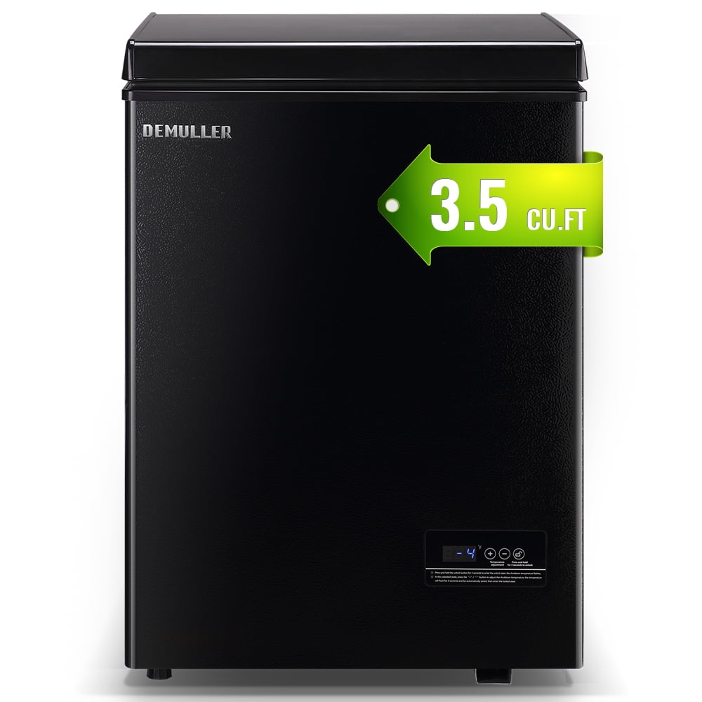 DEMULLER 3.5 CU. FT Chest Freezer Small Freezers with Top Open Door ...