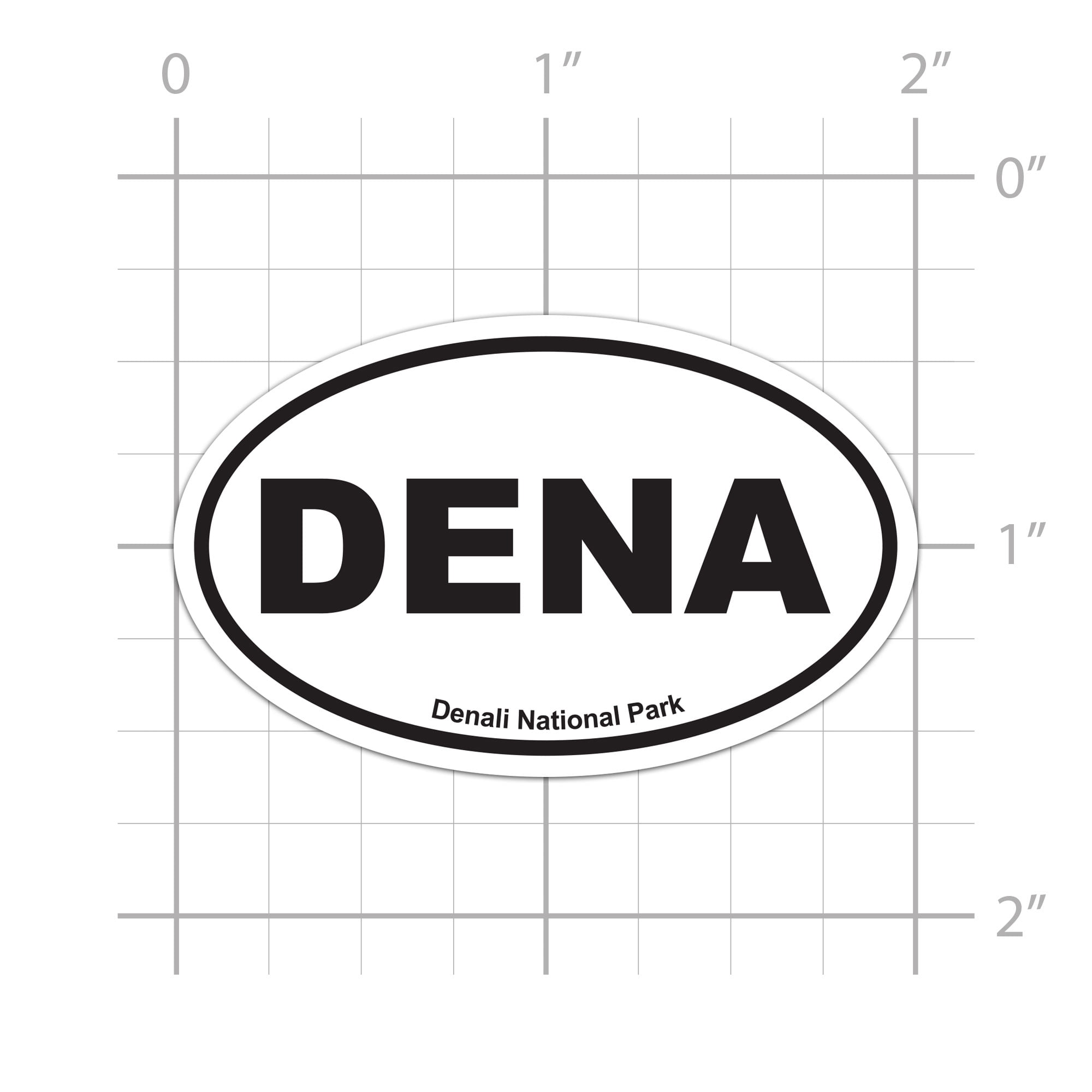 DENA Denali National Park Sticker for water bottle phone tumbler hard ...