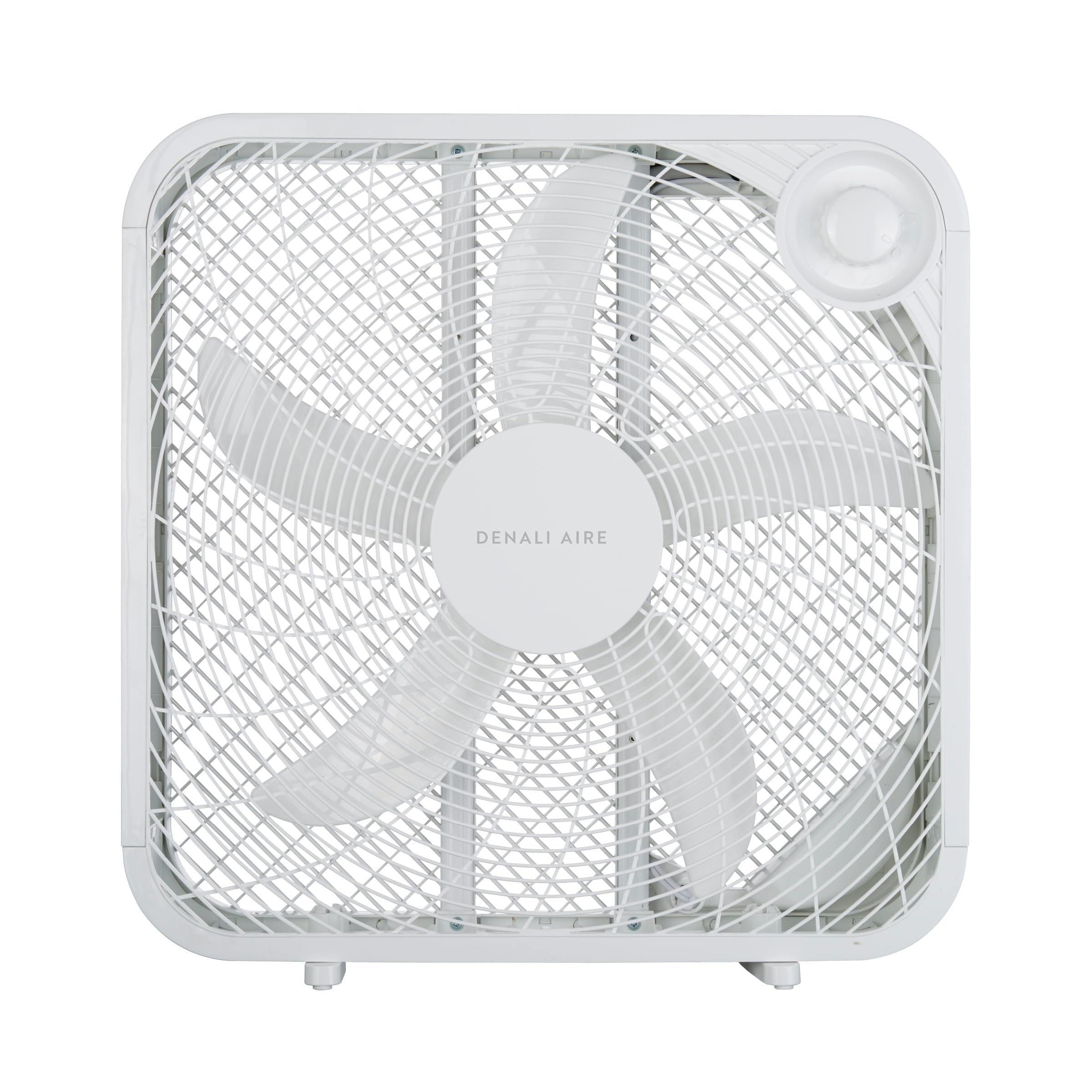 DENALI AIRE 1DAFBX20 20 Inch Box Fan with 3 Speed Settings, Weather ...
