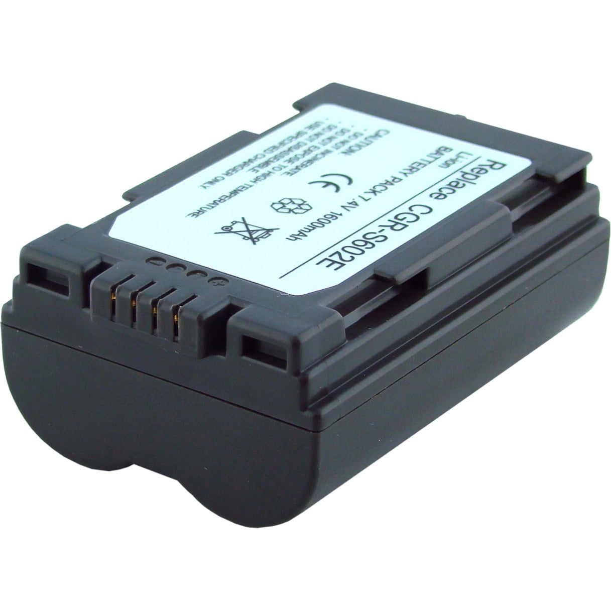 DENAQ 1600mAh Li-Ion Camera/Camcorder Battery for Panasonic Lumix DMC ...
