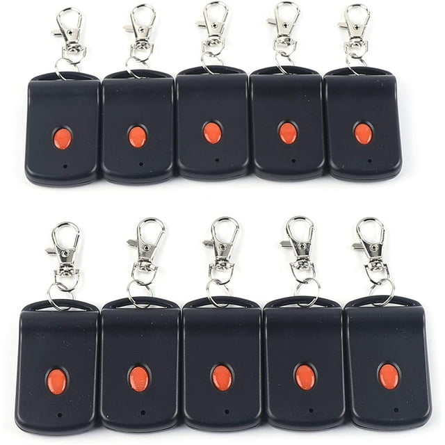 DENEST 10 Pack Garage Door Remote Control MCS308911 Plastic Garage Door ...