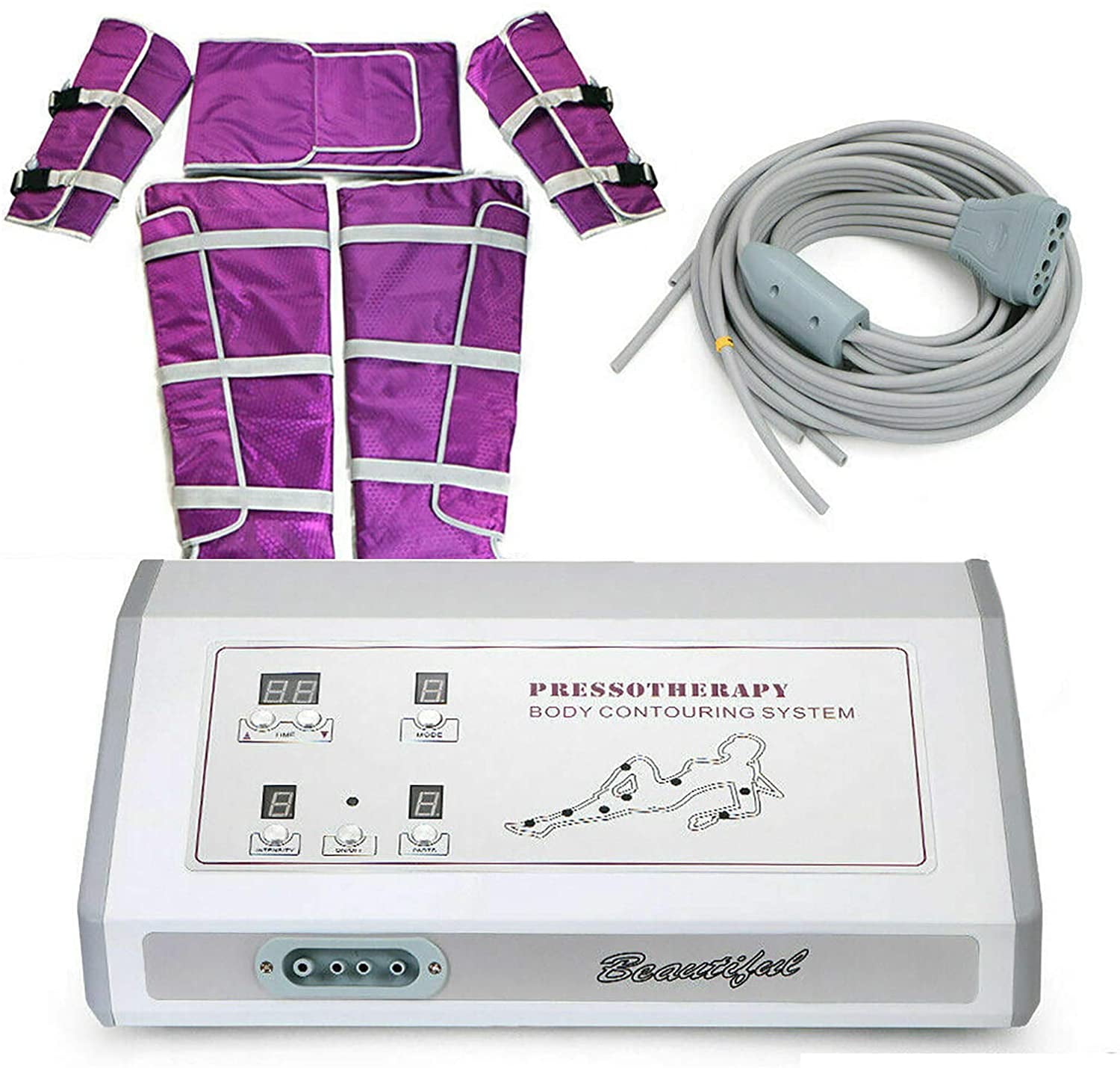 DENEST 110V 60Hz Air Pressure Machine Slimming Suit Body Slimming ...
