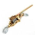 DENEST 2 Ton Hand Lever Puller Double Hooks Cable Hoist Ratchet for ...