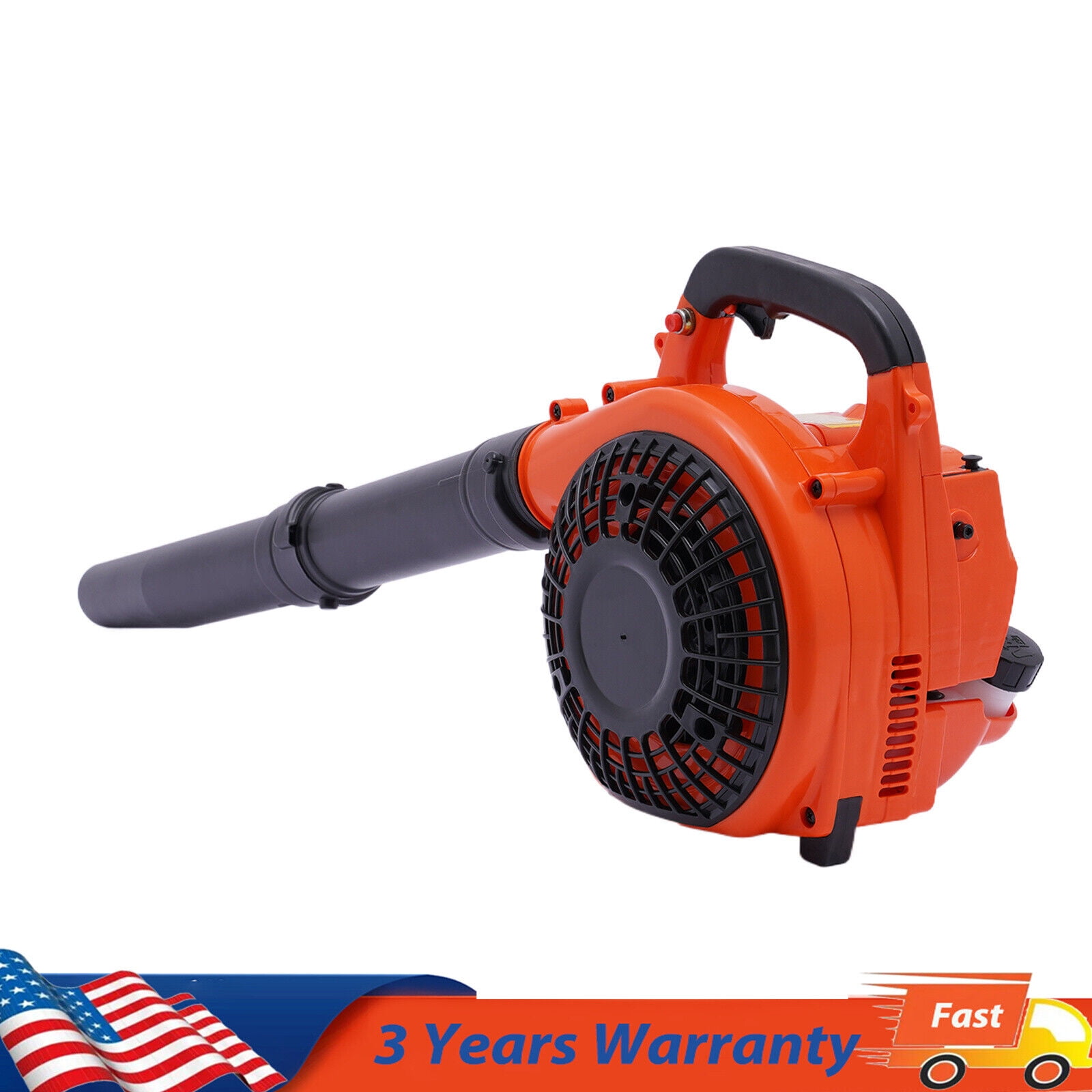 DENEST 25.4CC 2Stroke Gas Powered Leaf Blower Gasoline Commercial Handheld Grass Blower ...