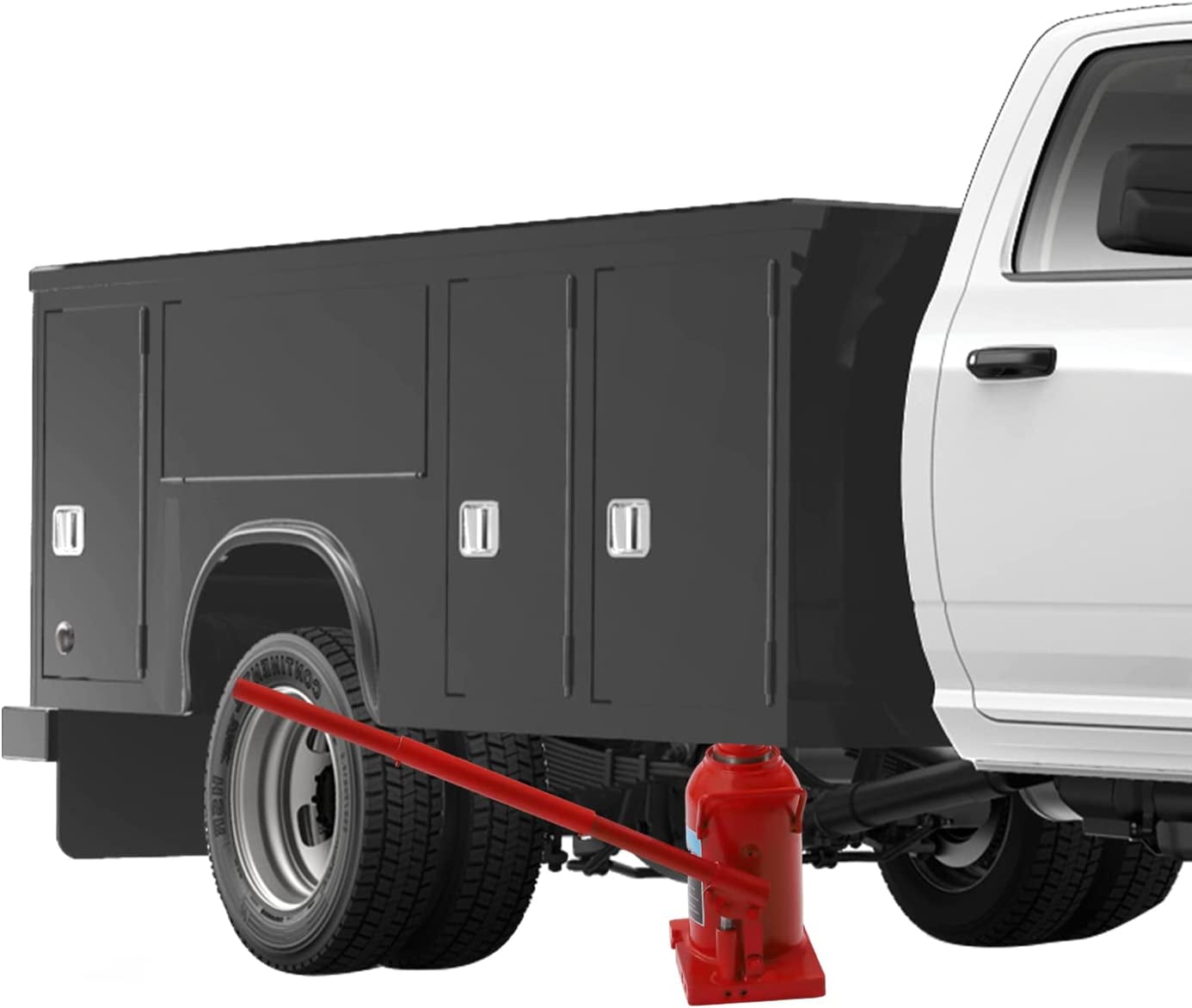 DENEST 30 Ton Torin Hydraulic Stubby Low Profile Welded Bottle Jack Low ...