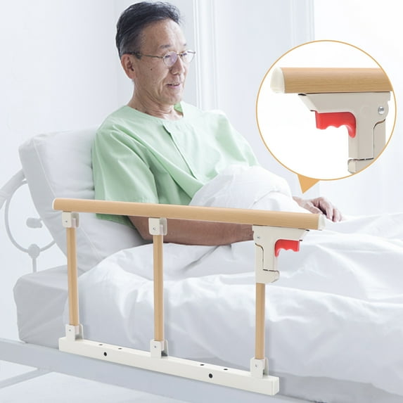 DENEST Bed Rails- Sturdy Aluminum Alloy & Iron, Foldable with One Click ...