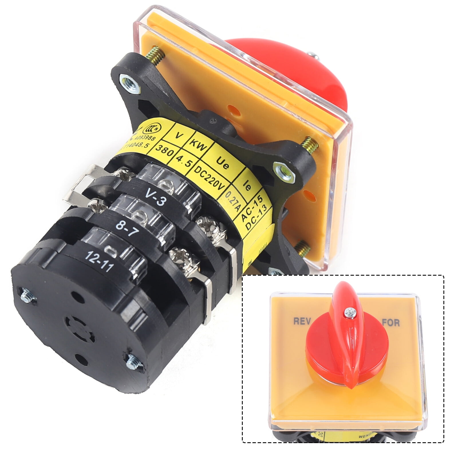 DENEST Bridgeport Milling Machine Switch Forward & Reverse 3 Phase ...
