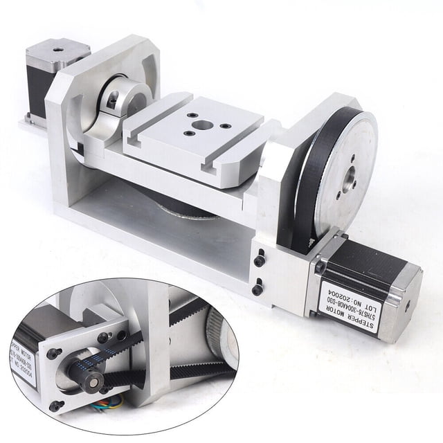 DENEST CNC Indexing Head CNC 4th Axis 5th Axis Rotary Axis 98MM Center ...