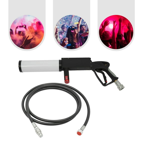 DENEST CO2 Handheld Fog Gun Smoke Machine with LED Lights Handheld CO2 ...