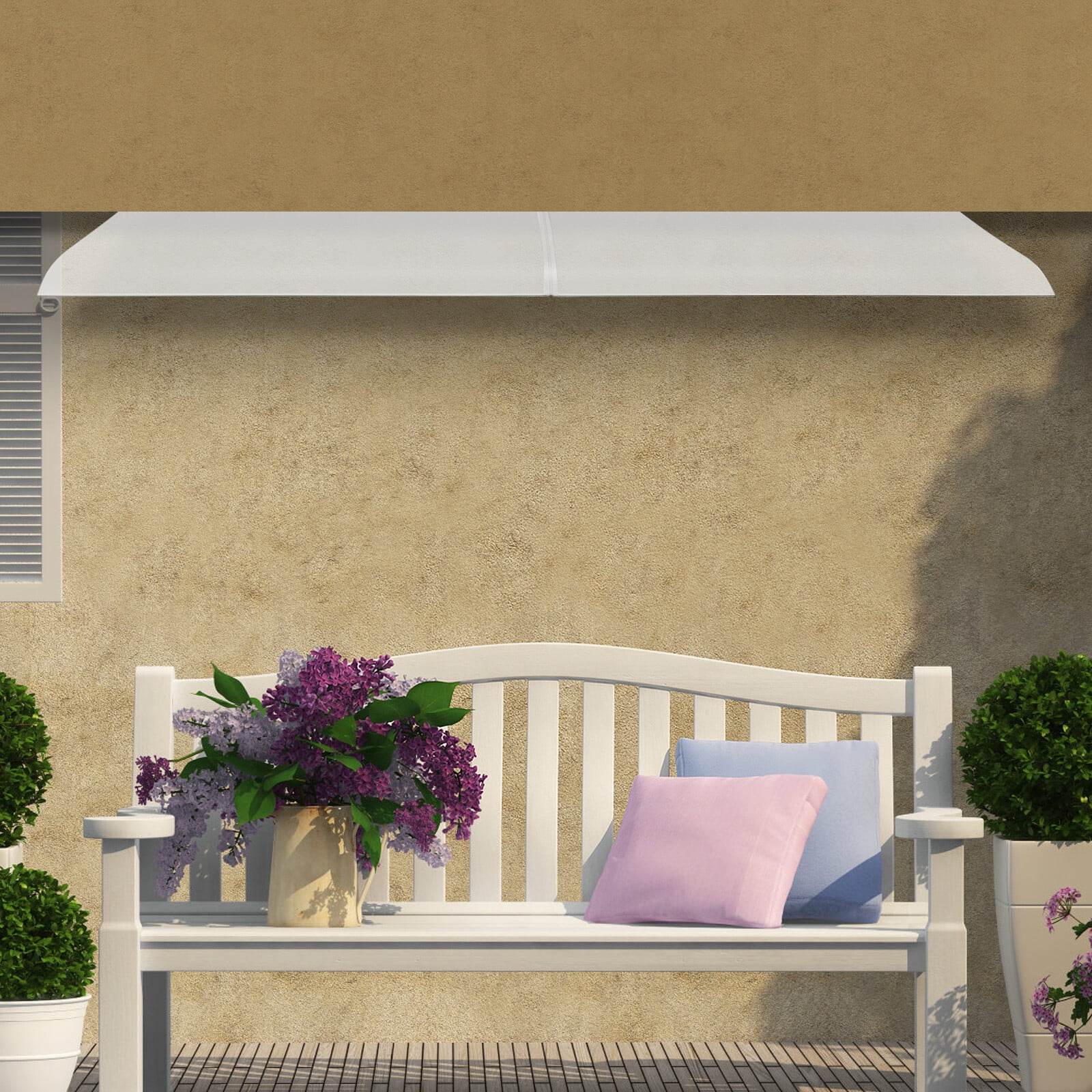 DENEST Clear Rain Shelter Cover, Stylish Window Awning for Front Door ...