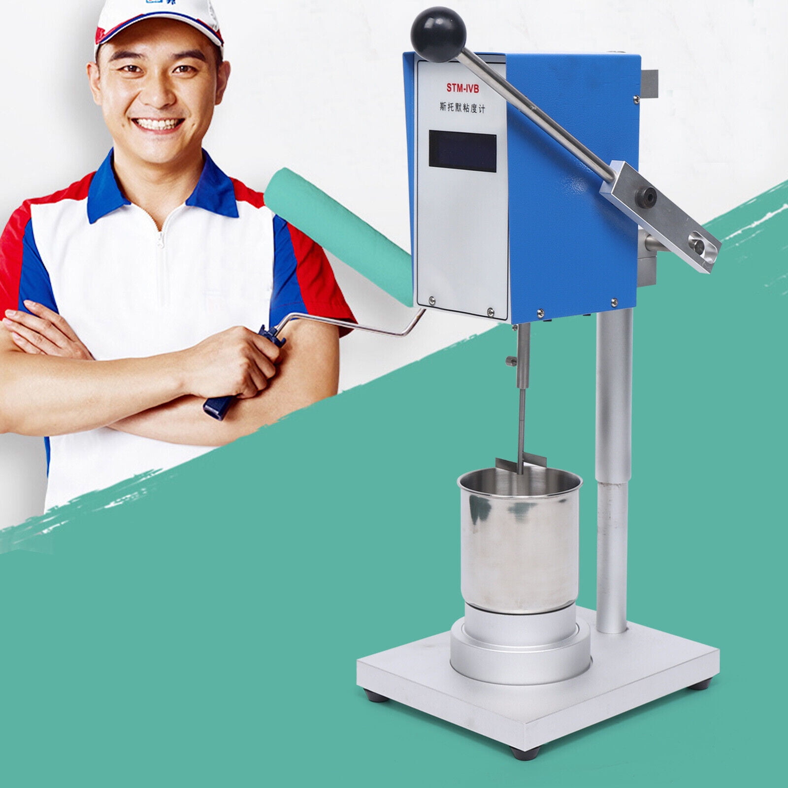 DENEST Digital Stormer Viscometer Paint Viscosity Meter Tester KU CP G ...