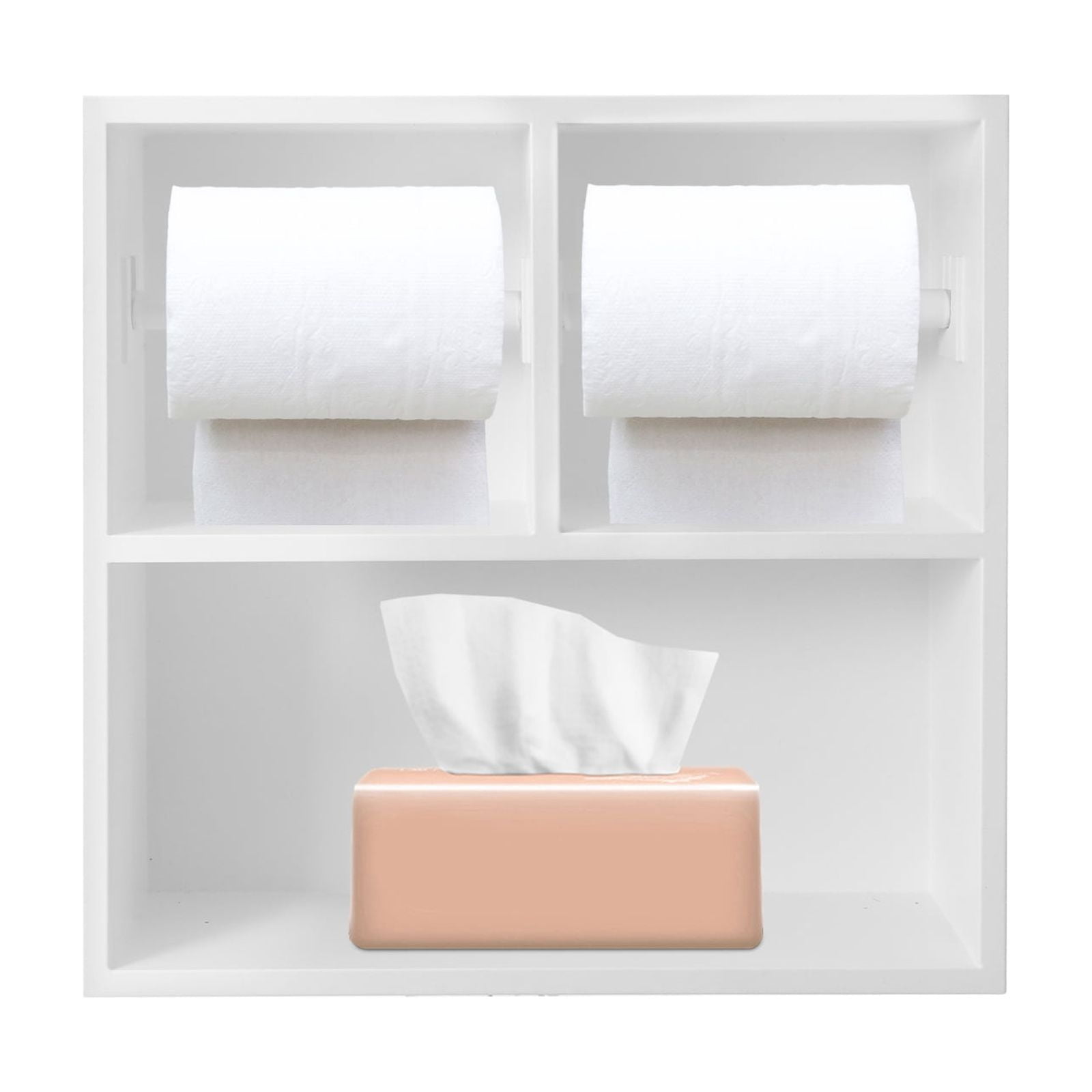 DENEST Dual Toilet Roll Holder, 304 Stainless Steel Toilet Paper Holder ...