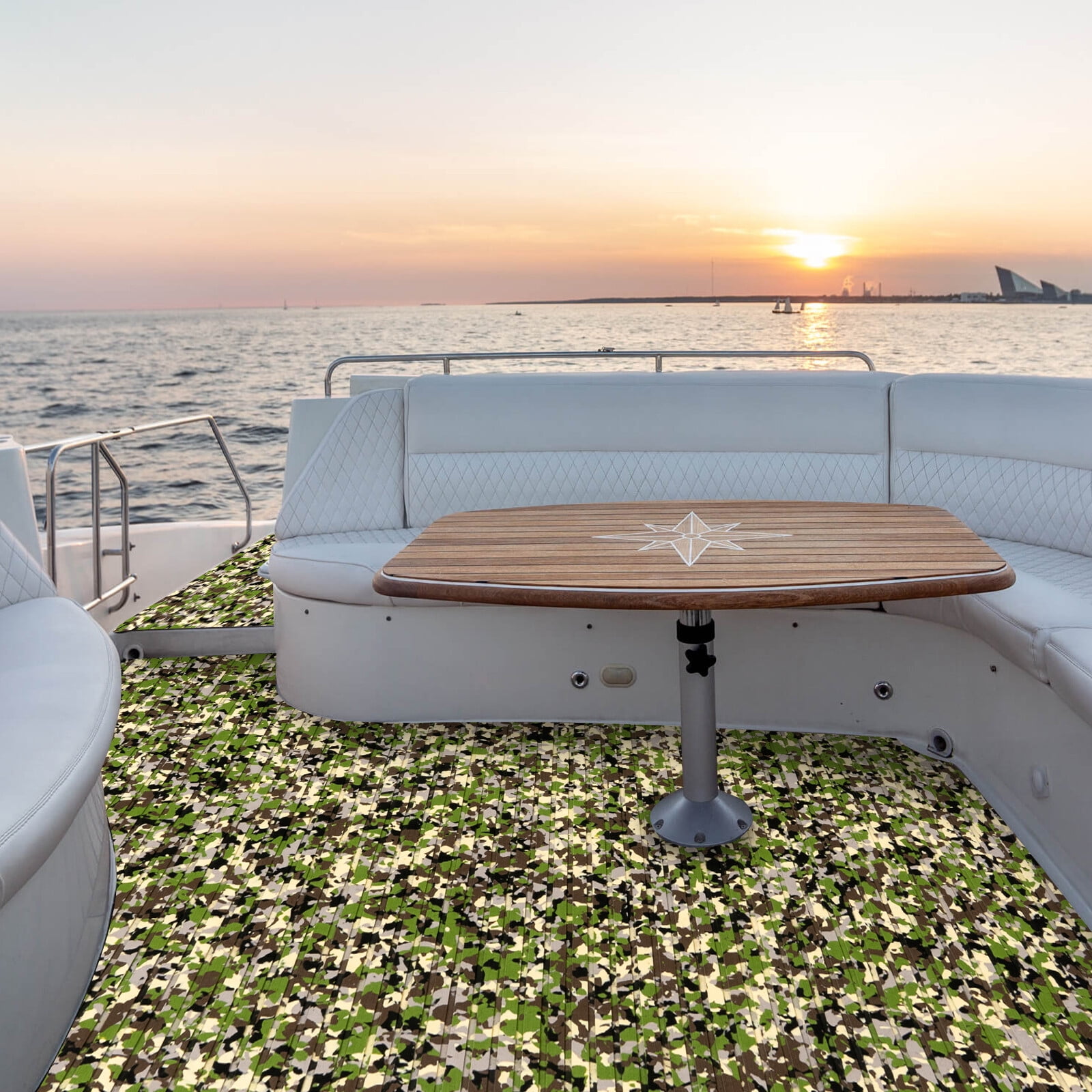 DENEST EVA Foam Boat Decking Flooring Sheet Boat Non-slip Mat for Yacht ...