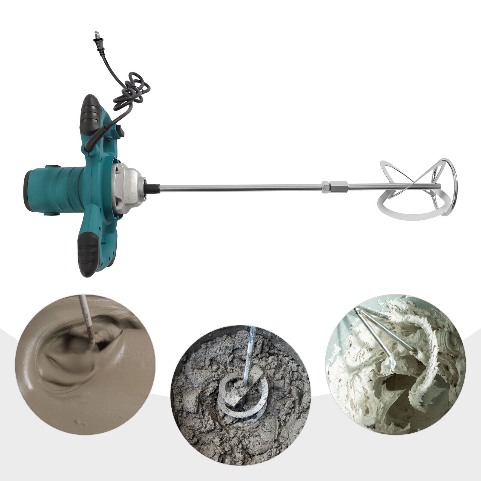 DENEST Electric 6 Gear Mixing Drill 2100W Plaster Mortar Mixer M14 ...