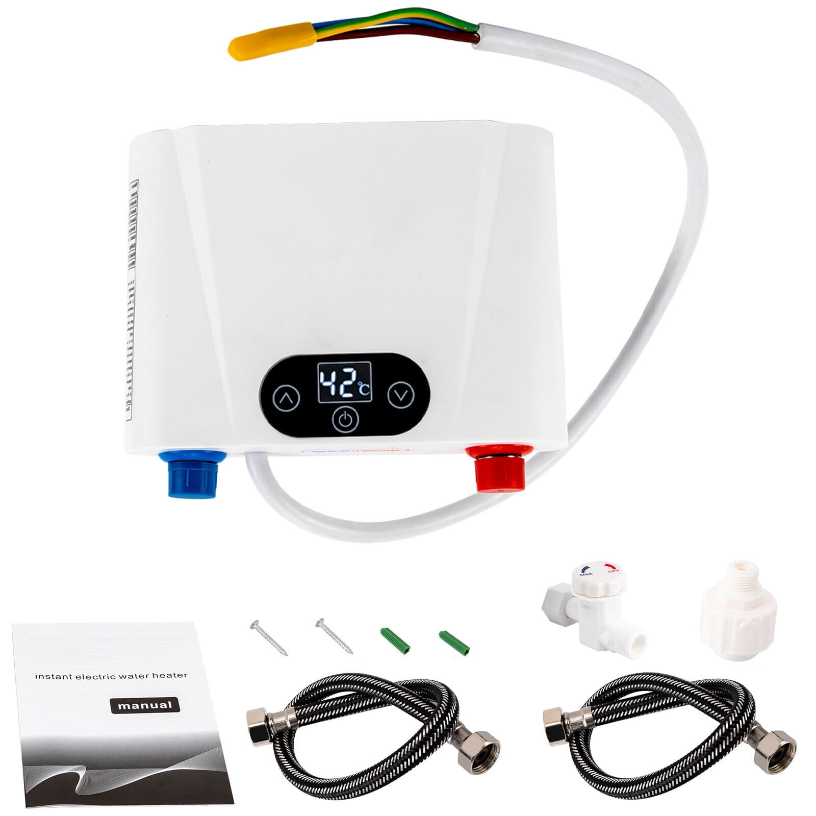 DENEST Electric Hot Water Heater Under Sink Tankless Quick Instant Hot ...