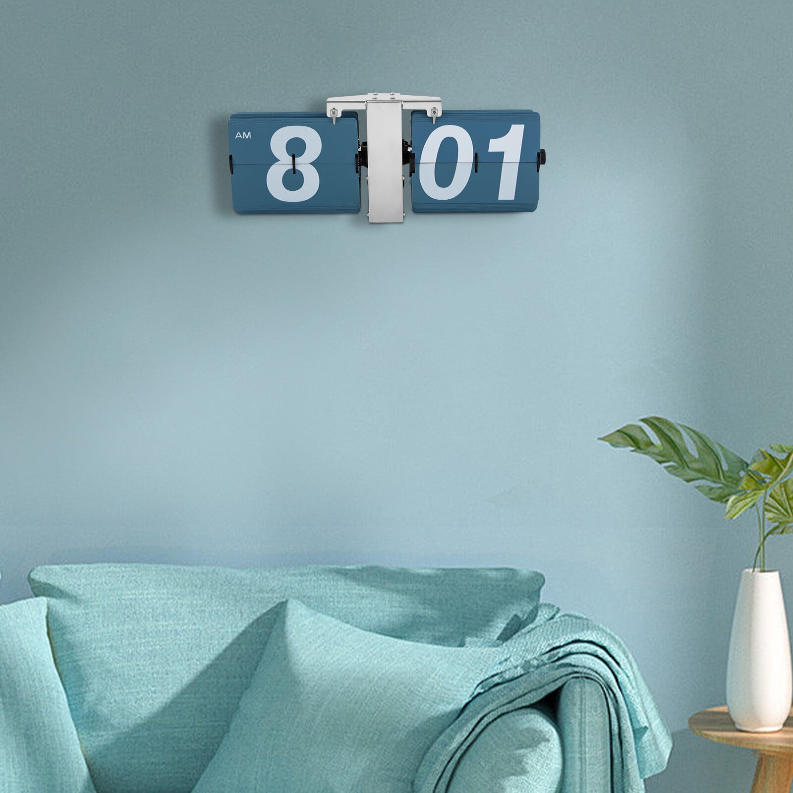 DENEST Flipping Out Wall/Tabletop Flip Clock Retro Vintage Style Table ...