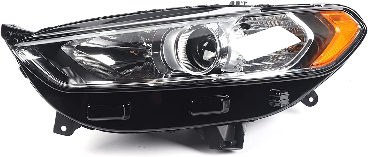 Denest Front Left Halogen Headlight Assembly, Chrome Housing, Fits Ford ...
