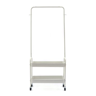 ALSO GO Rolling Laundry Cart with Clothes Rack, Multifunctional Rolling ...