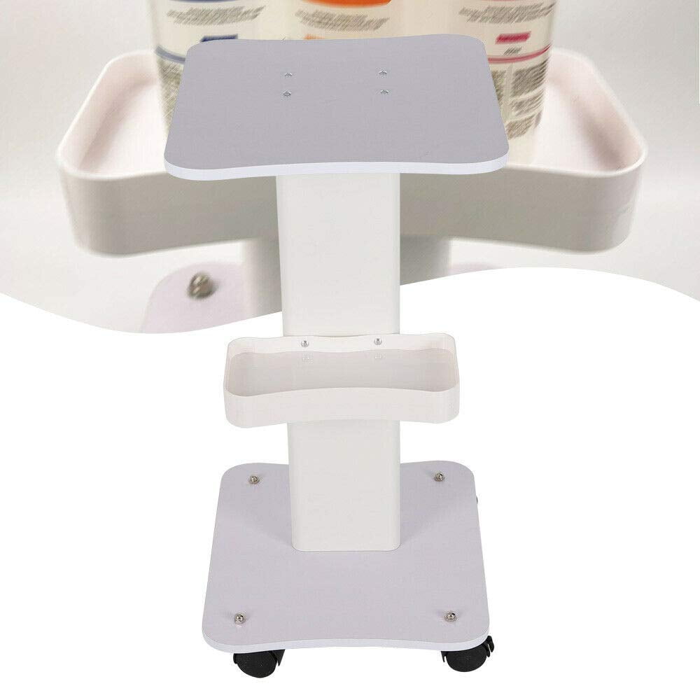 DENEST Hair Salon Aluminum Trolley Instrument Tray Rolling Beauty Cart ...